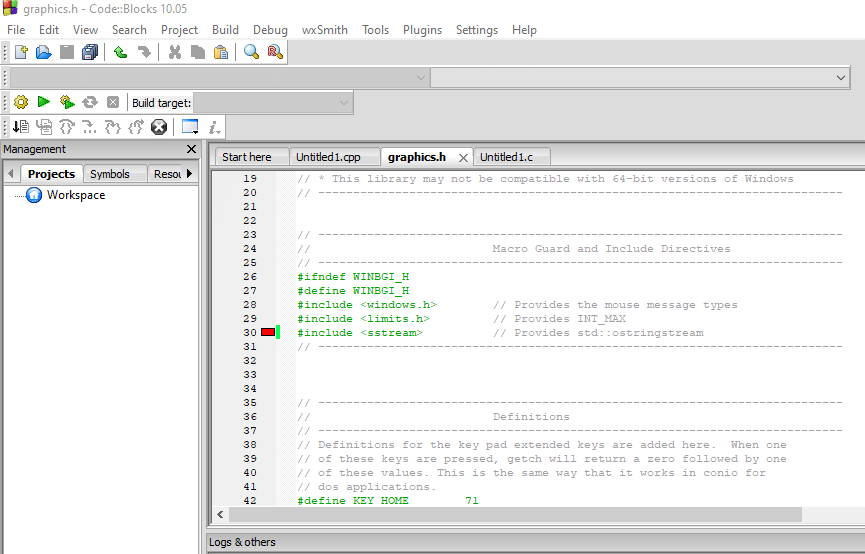 How To Include Graphics H In Codeblocks Others Draftsbook